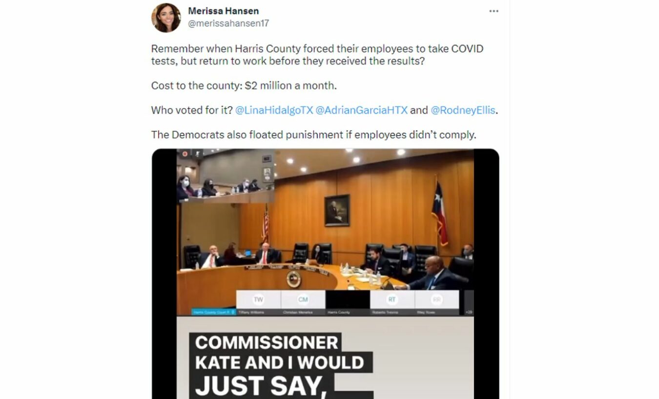 Lina Hidalgo’s Harris County Commissioners Court has Perfected the Art ...