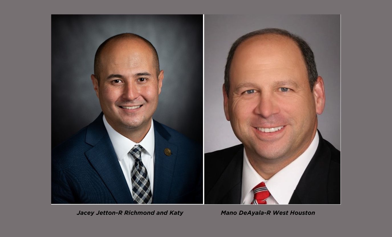 Jacey Jetton and Mano DeAyala, the Two Republican State Representatives ...